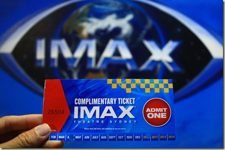我出去一下哦！: IMAX IN SYDNEY-全球最大銀幕的IMAX電影院
